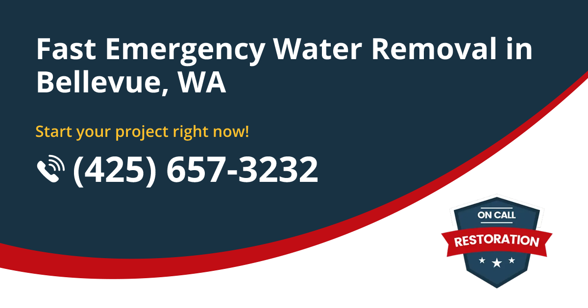Emergency Water Removal in Bellevue, WA | On Call Restoration Bellevue